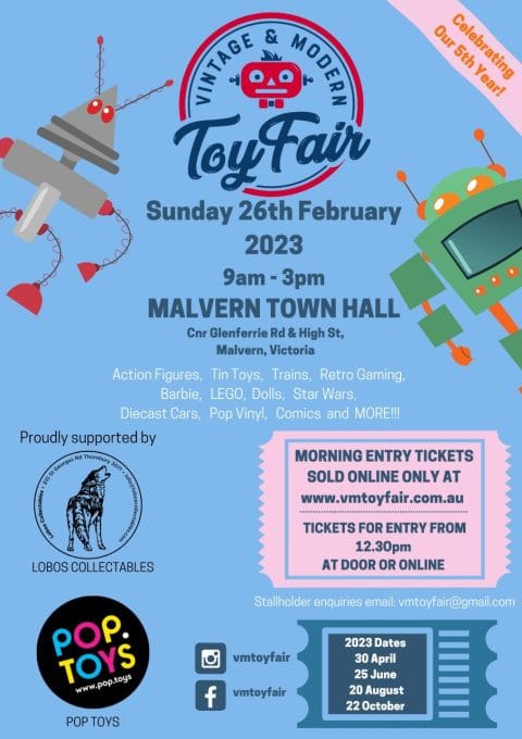 Vintage & Modern Toy Fair | Collector’s fair for Toys and Pop culture